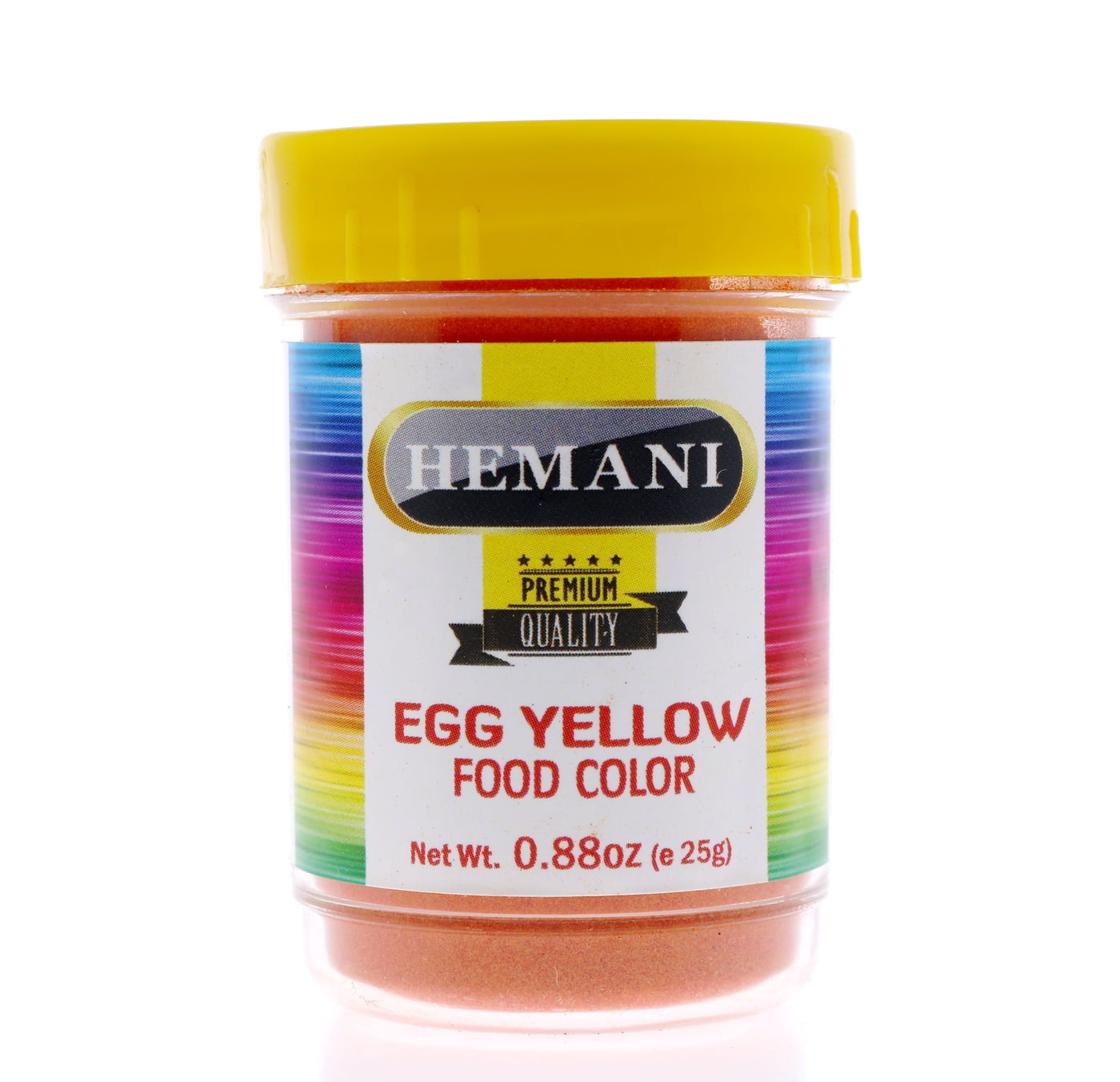 HEMANI Lemon Yellow Food Color Powder 0.88 OZ (25g) - For Cooking ...