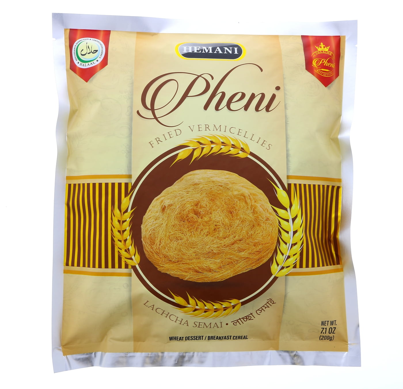 HEMANI Phenni 200g - Fried Vermicellies, Lachcha Semai, Wheat Dessert ...