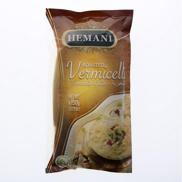 HEMANI Roasted Vermicelli Rice Noodle 5.3 OZ (150g) for Cooking ...