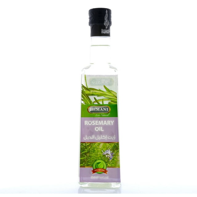 HEMANI Rosemary Oil 250ml (8.5 fl oz) - 100% Natural & Pure - Perfect ...