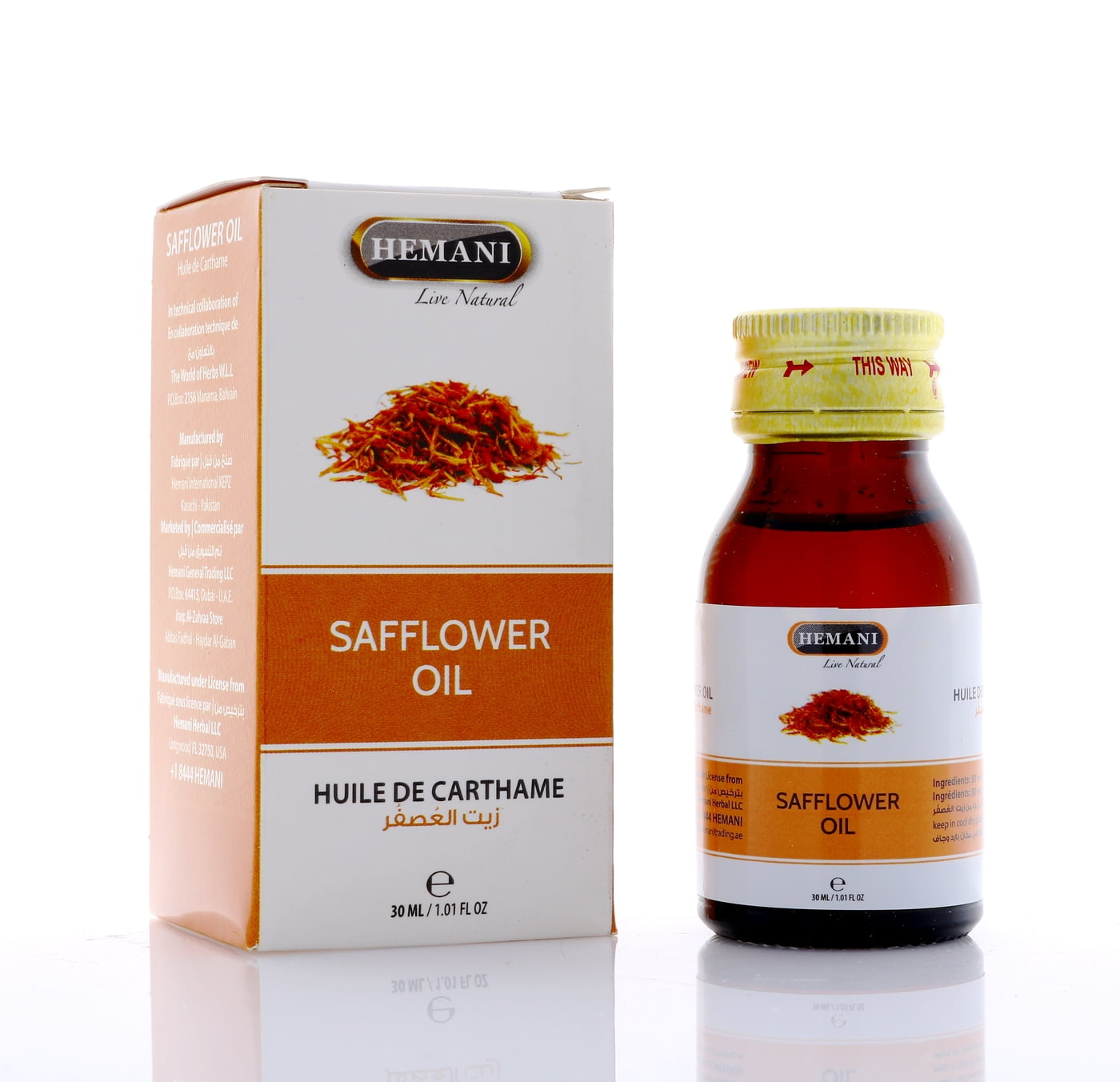 HEMANI Safflower Oil 30mL - Walmart.com