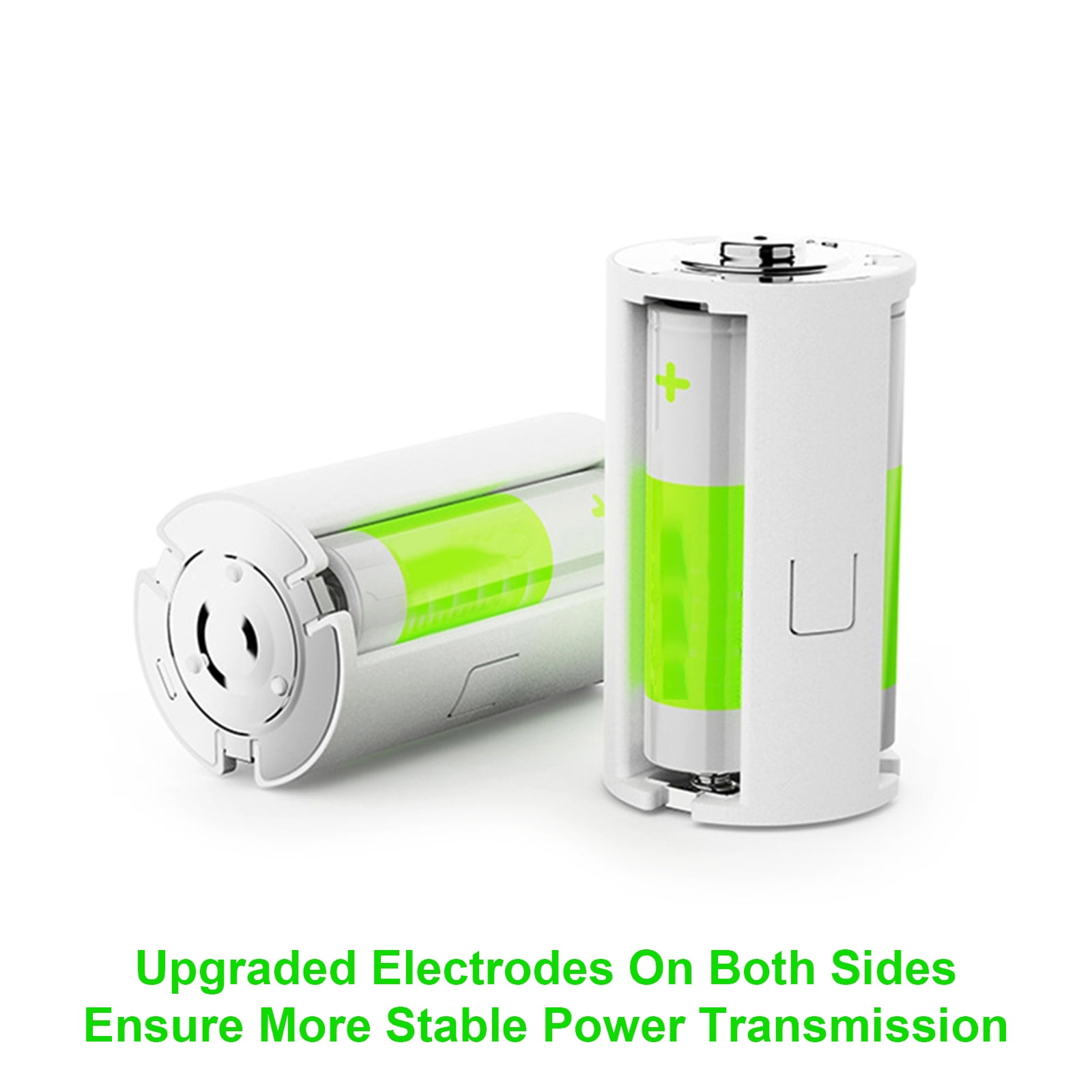 HEMLBOYW 1Pcs 3 AA To D Battery Convertor Adapter 3 AA To 1 D Size ...