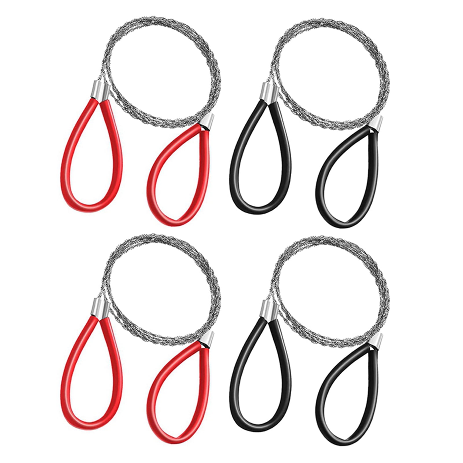 HEMLBOYW 4Pcs Stainless Steel Cable Saw Metal Wire Saw Hand Pocket ...
