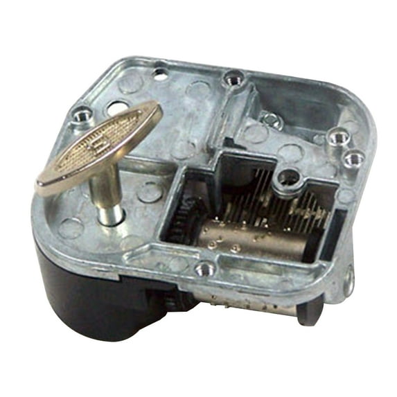HEMLBOYW 8 Tones Music Box Movement Mechanical Clockwork Windup Rotate ...