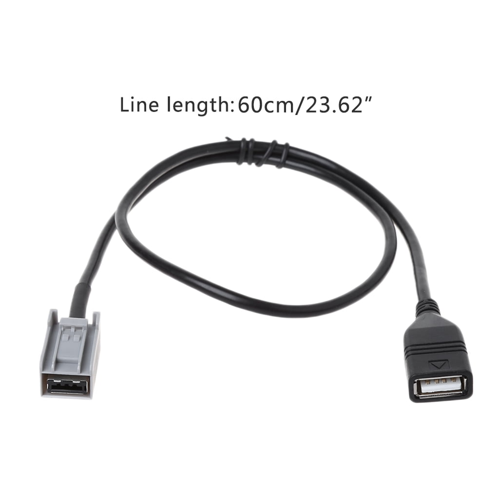 HEMLBOYW Aux USB Cable Adapter Female Port Extension Wire For for Civic ...
