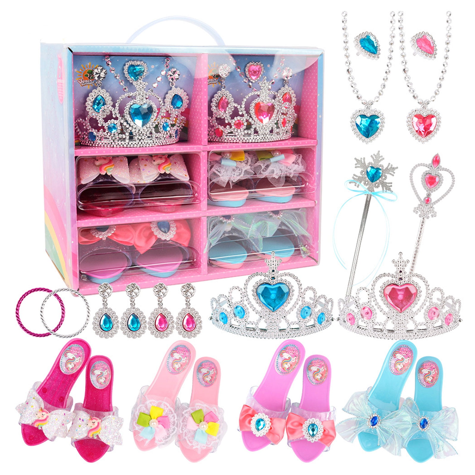 HEMLBOYW Children Girls Pretend Play Makeup Set Safe and Children ...