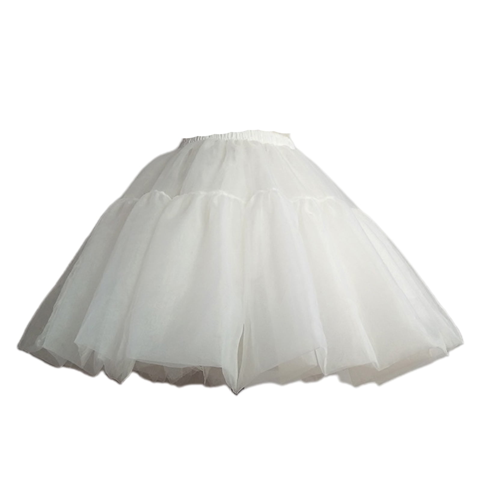 HEMLBOYW Crinoline Underskirt Petticoat A-line Short Length Slip Bridal ...