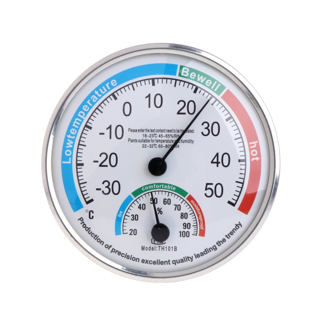 HEMLBOYW Household Analog Thermometer Hygrometer Temperature Humidity ...