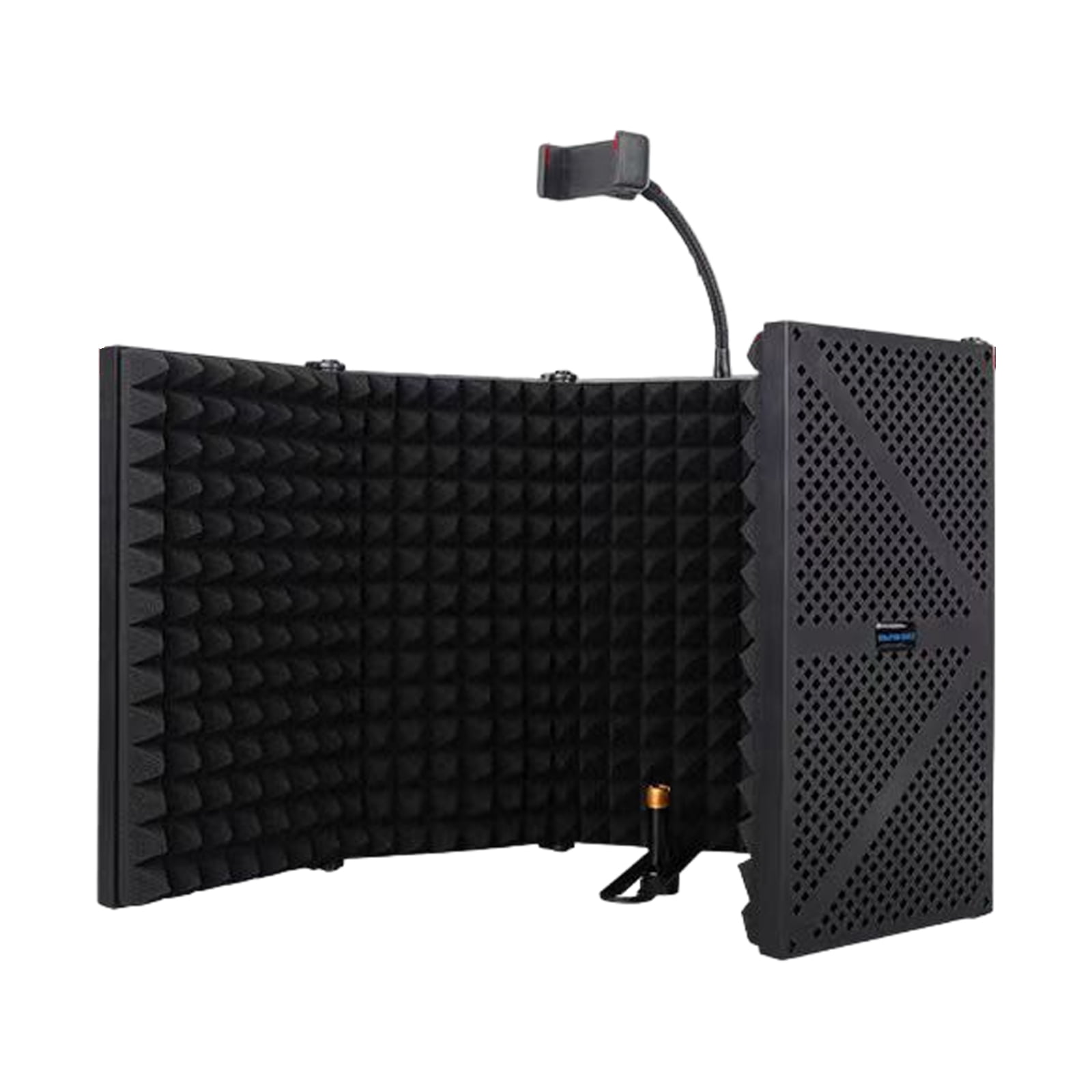 HEMLBOYW Microphone Isolation Shield Foldable Sound Reflector for ...