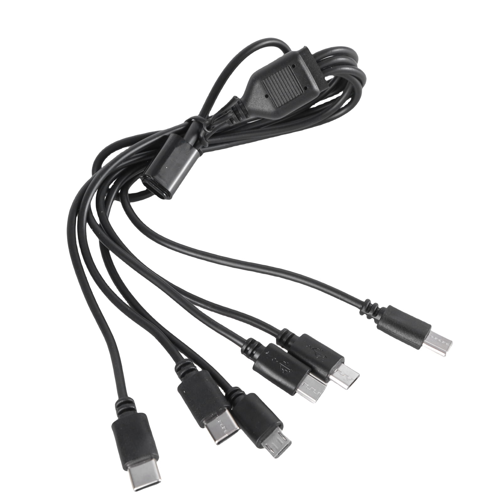 HEMLBOYW Multi Device Charging Cable Line, USB C Female to 3xUSB 5Pin ...