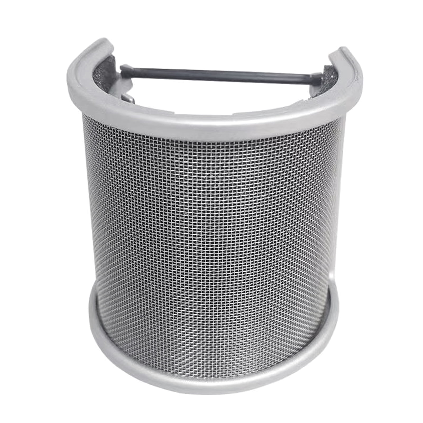 HEMLBOYW Popping Filter Double Layers Metal Mesh Layer Microphone ...