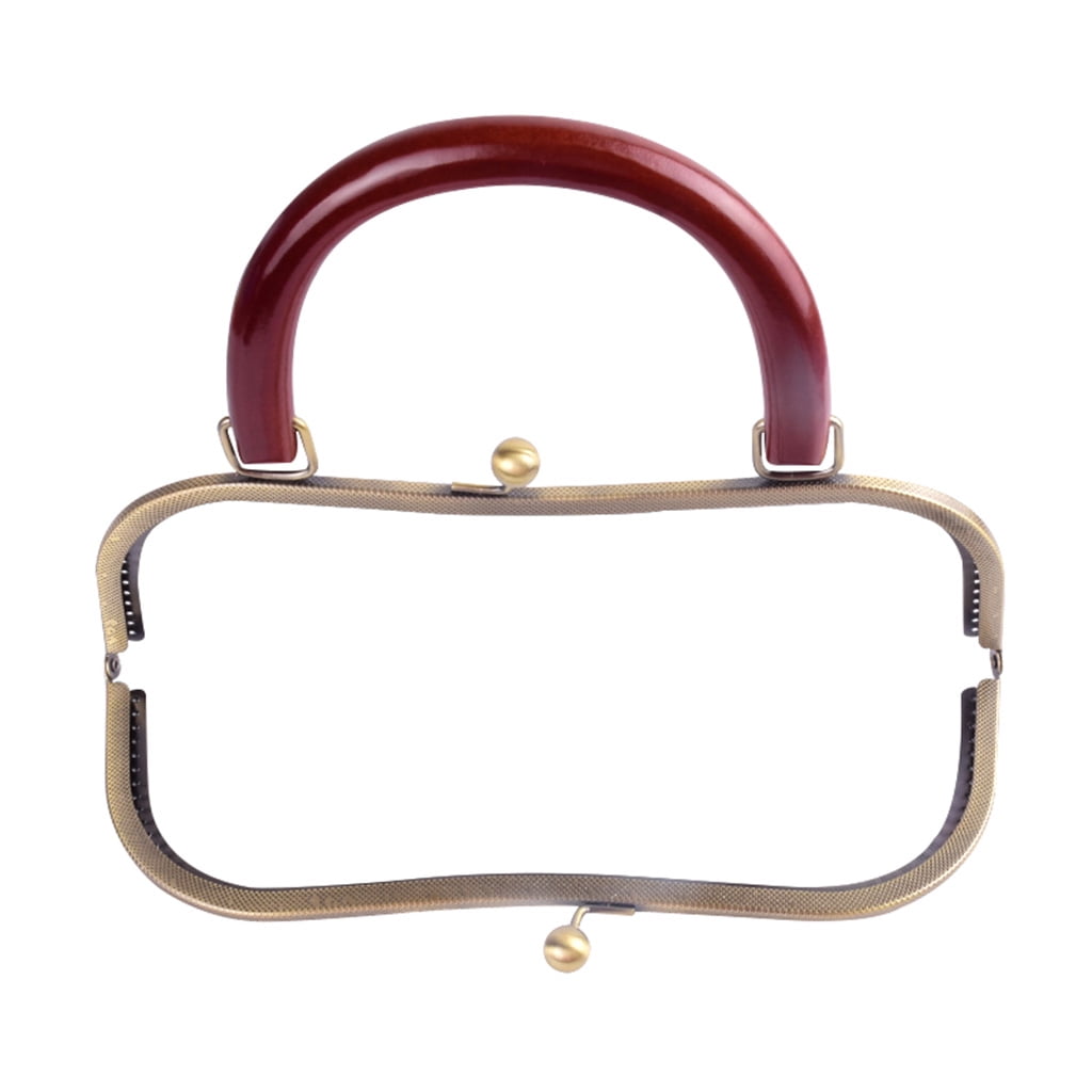 HEMLBOYW Purse Clasp Frame,10.63 Inch Bag Kiss Clasp Lock,Metal Purse ...