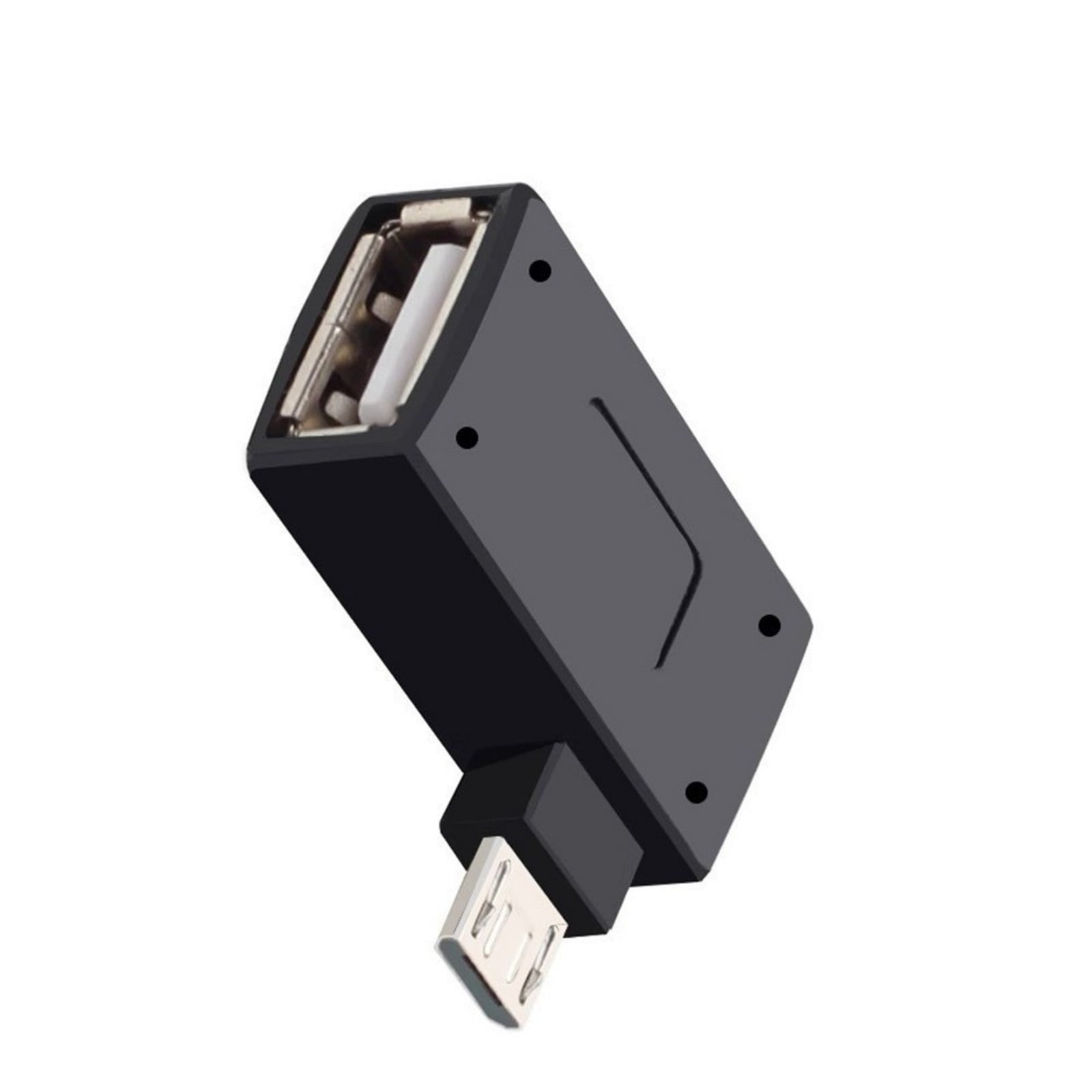 HEMLBOYW Small USB To USB OTG Adapter Right Angle Small USB Male to USB ...