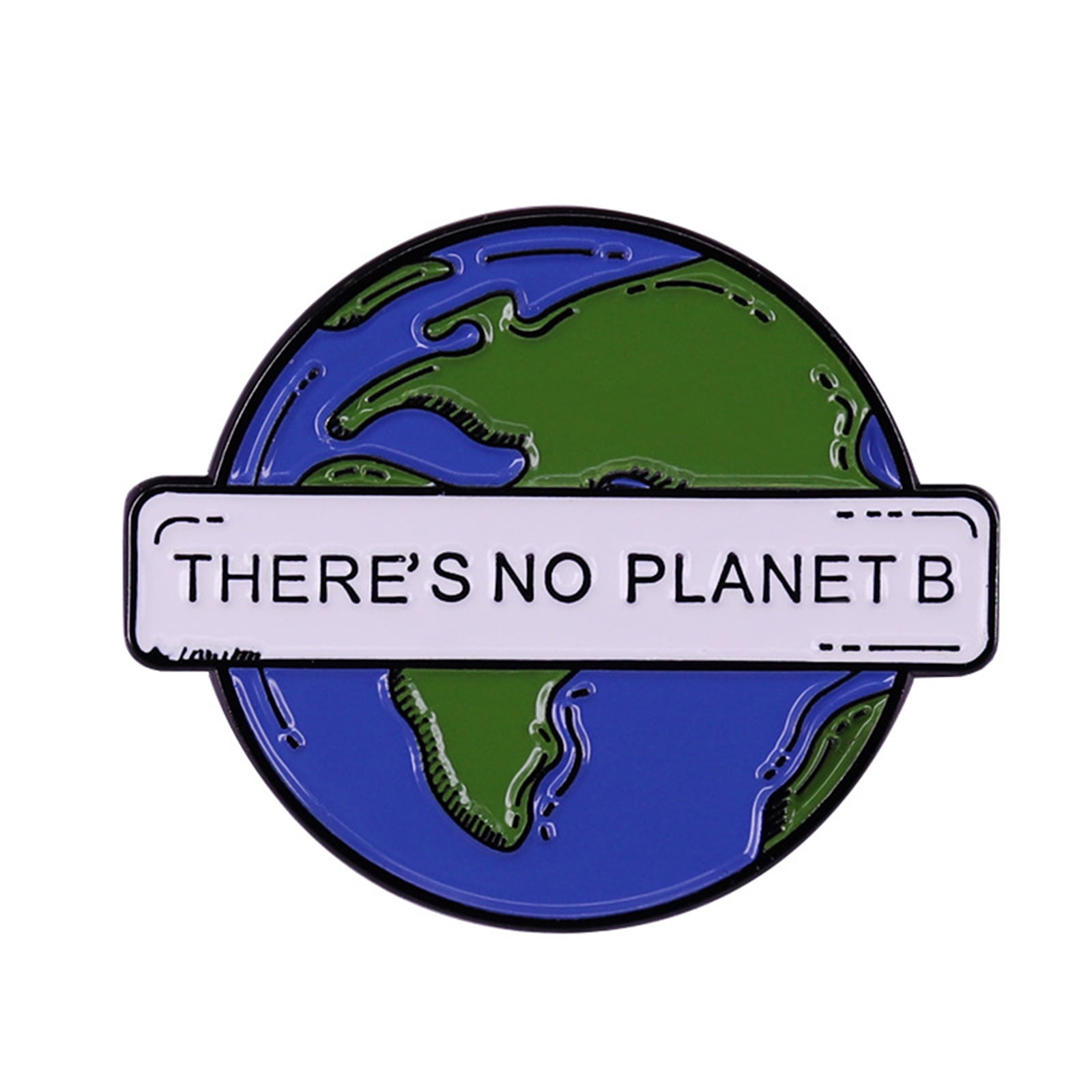 HEMLBOYW There is No Planet Brooch Pin Climate Change Earth Enamel Pin ...