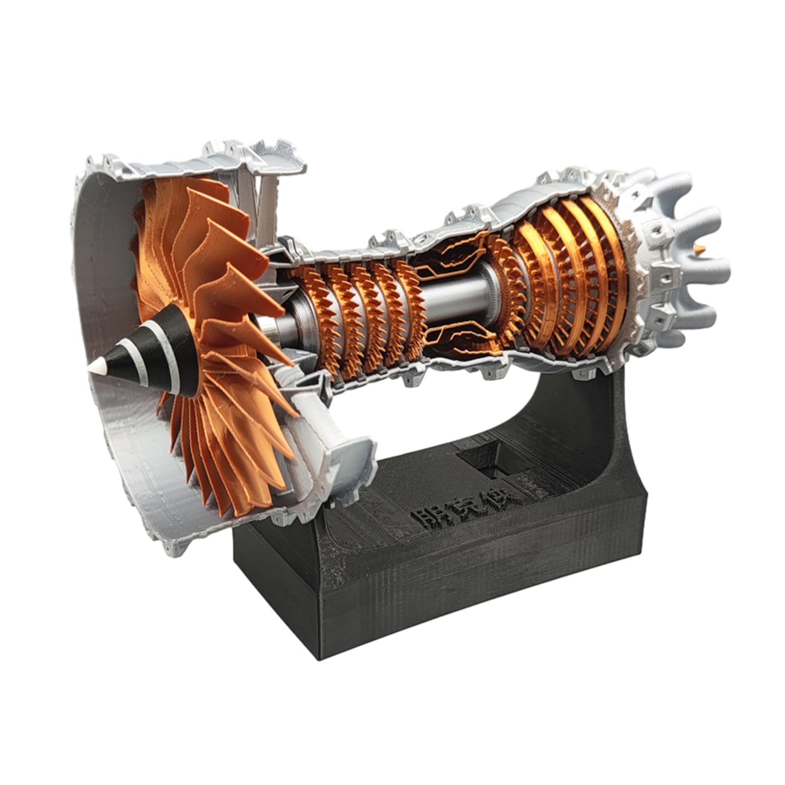 HEMLBOYW Turbofan Engine Model Fan Engine Assemble Aircraft Engine ...
