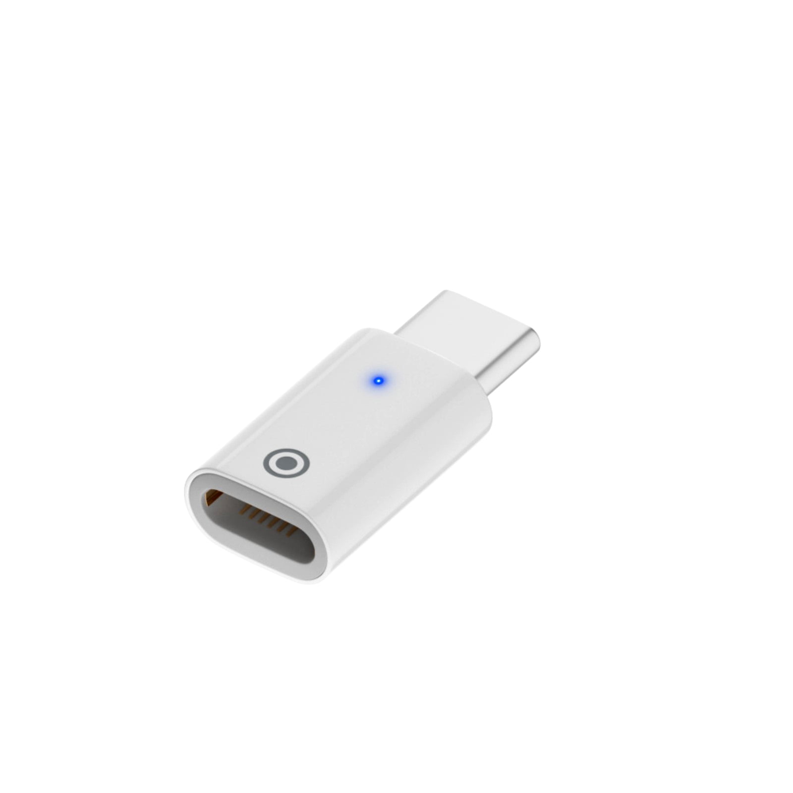 HEMLBOYW Type C/8Pin Male to 8Pin Female Adapter with LED Indicator for ...