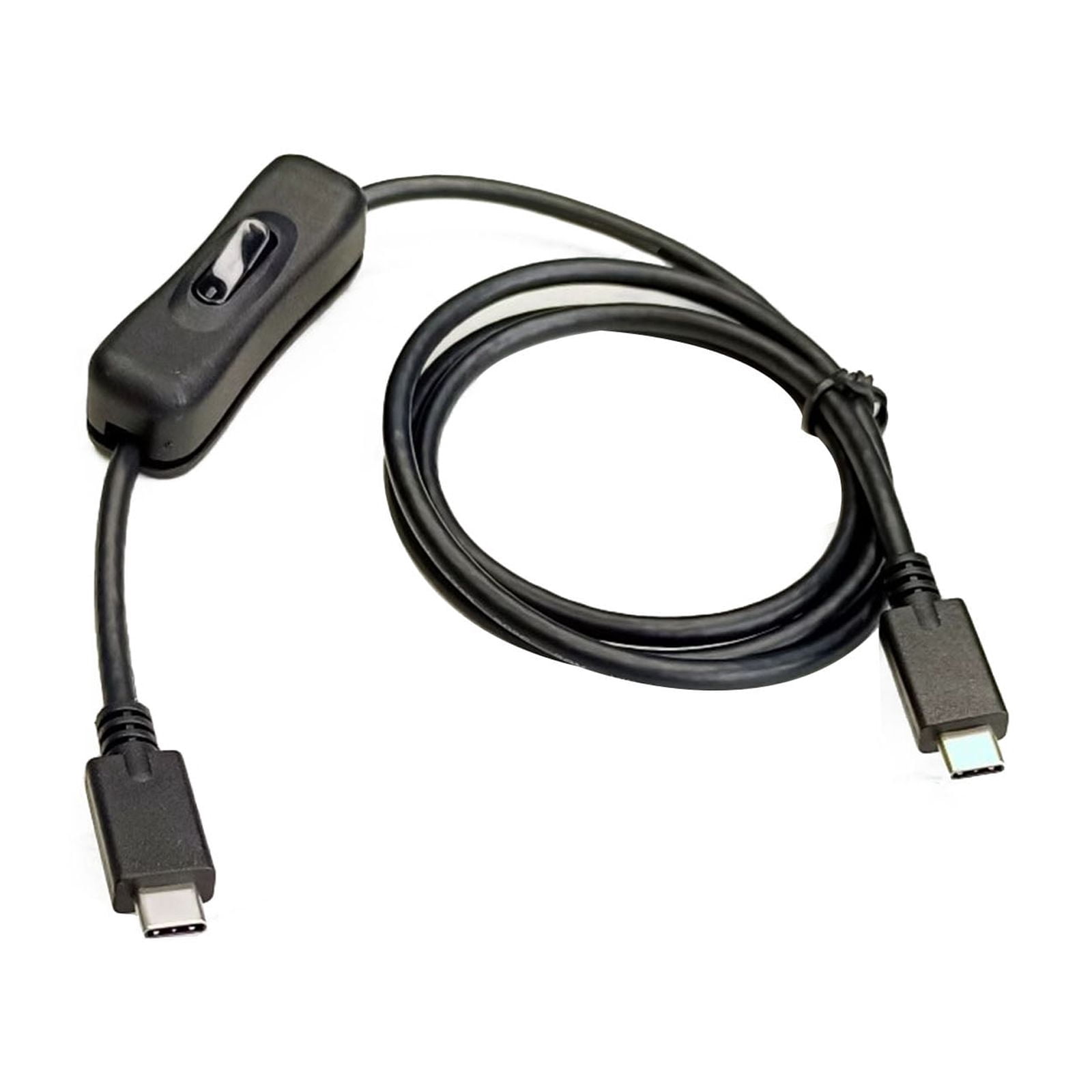 HEMLBOYW USB C to USB C Cable Type C Male to Type C Male with Switches ...