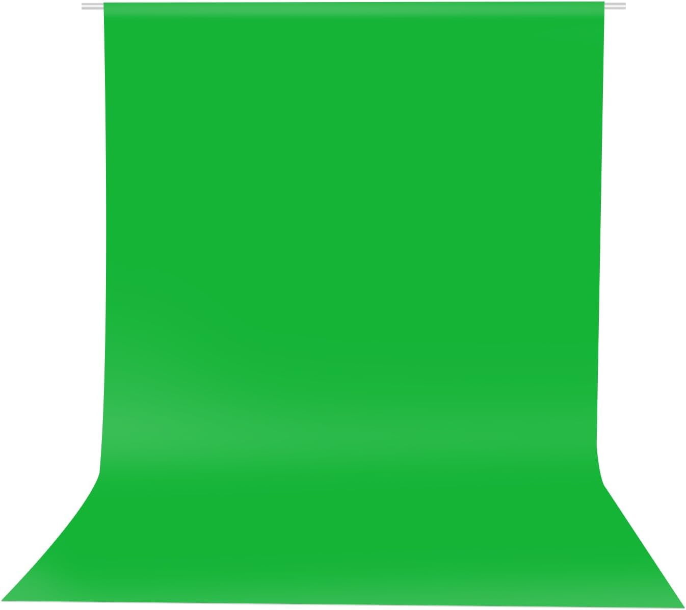 HEMMOTOP Green Screen Backdrop, 5x6.5 ft Photography Chroma Key ...