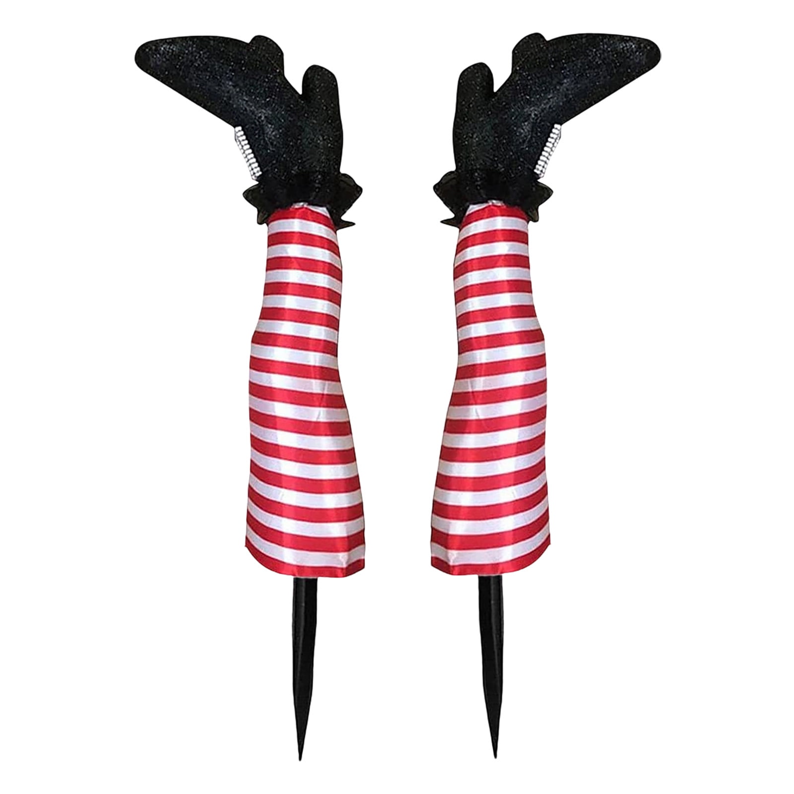 HEMNJUM Halloween Decoration Prosthetic Witch Leg Garden Decorations ...