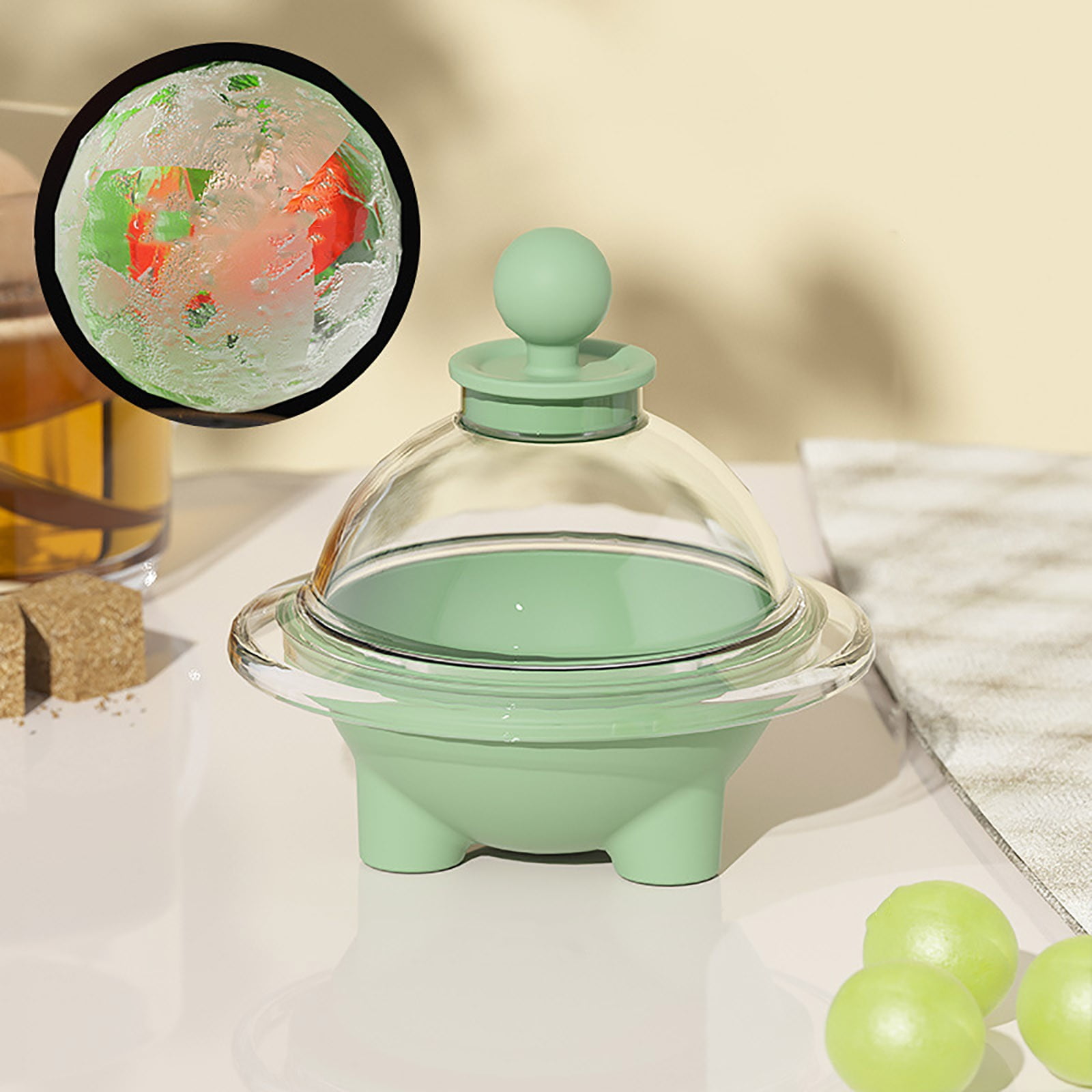 HEMNJUM Ice Circular Ice Household Ice Maker Food Grade Silicone Large ...