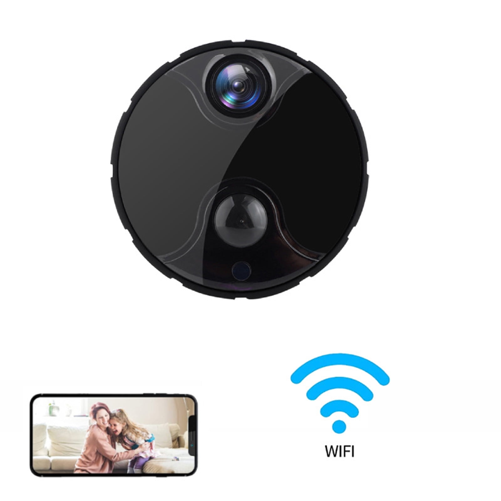 HEMNJUM Mini WiFi Cameras,Wireless Cameras 2.4G Wifi,Built In Battery ...