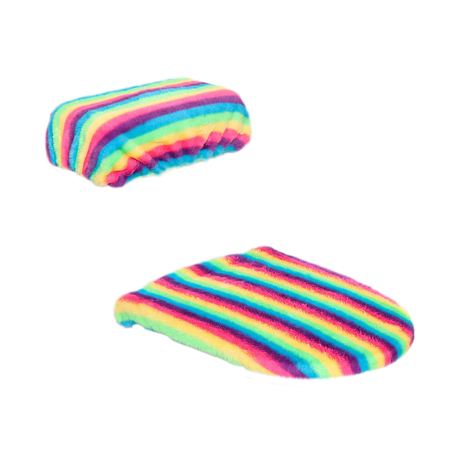 HEMNJUM Soft Plushes Toilet Lid And Tank Cover Set For Bathroom ...