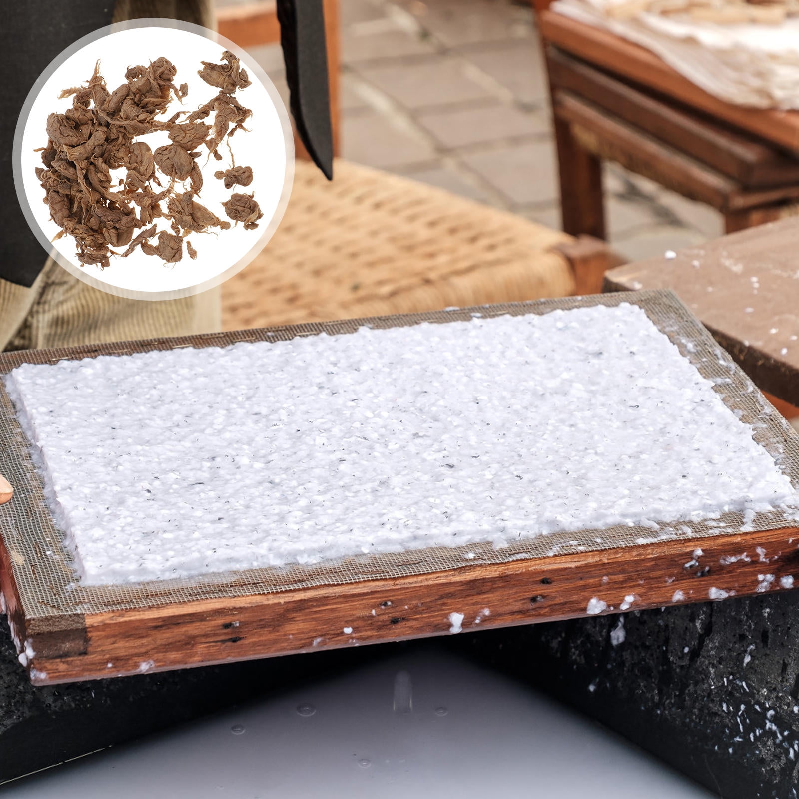 HEMOTON 1 Bag Of Paper Making Pulp Diy Paper Making Pulp Diy Paper ...