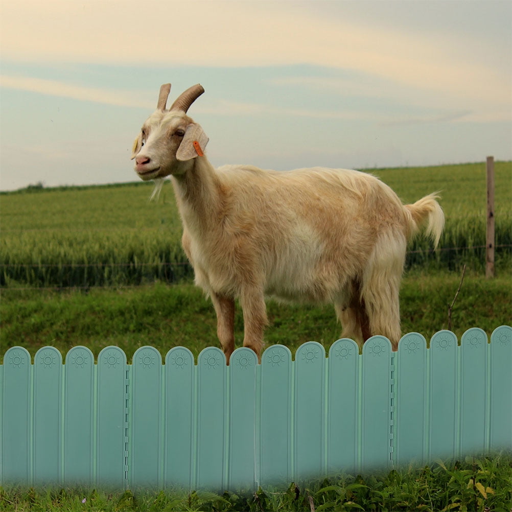 HEMOTON 1 Bag of Plastic Garden Palisade Plastic Fence Lawn Plant ...