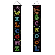 MetMetalrt Welcome Back Party Banners Fabric Multicolor - Walmart.com