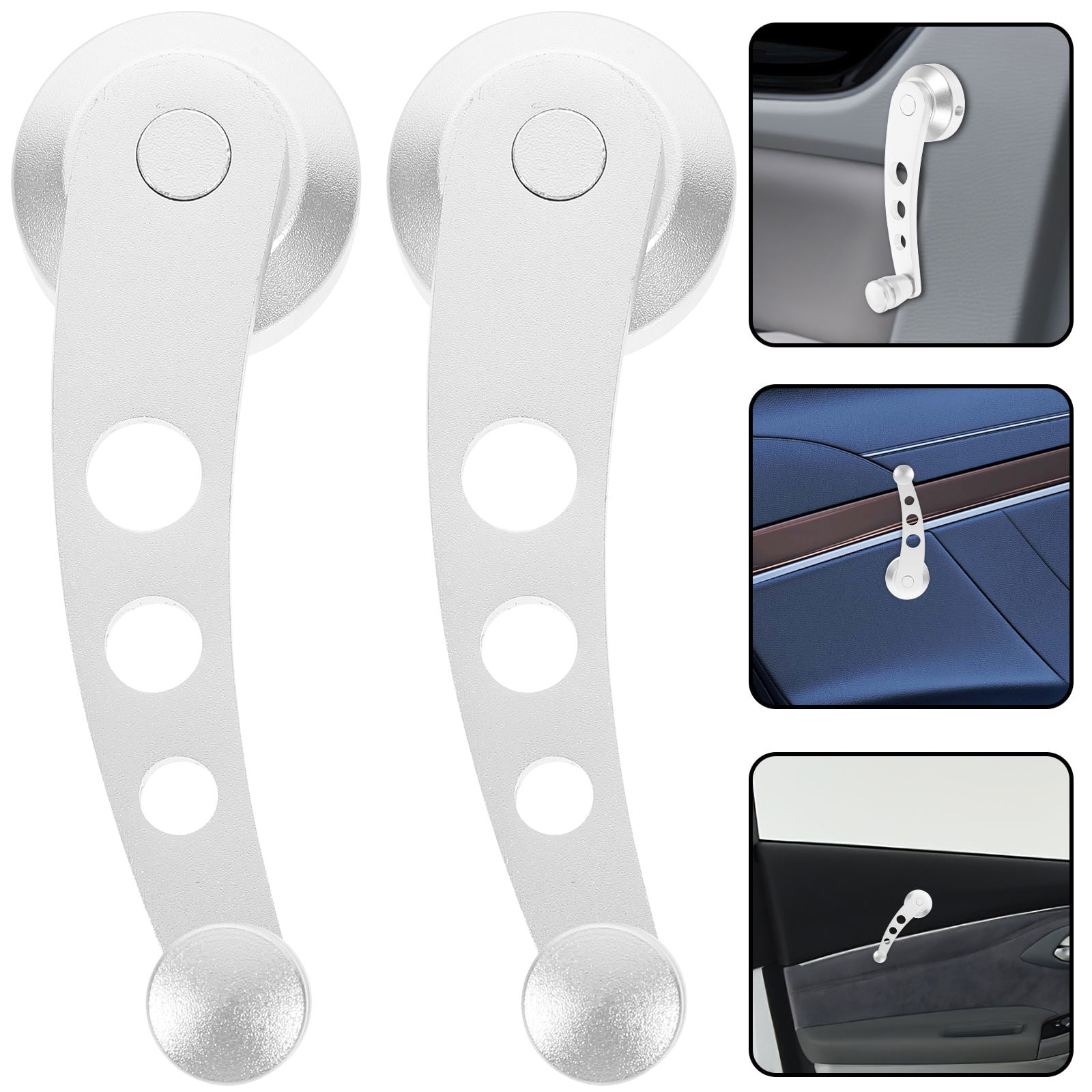 HEMOTON 1 Pair Car Window Handle Replacement Window Crank Handles ...