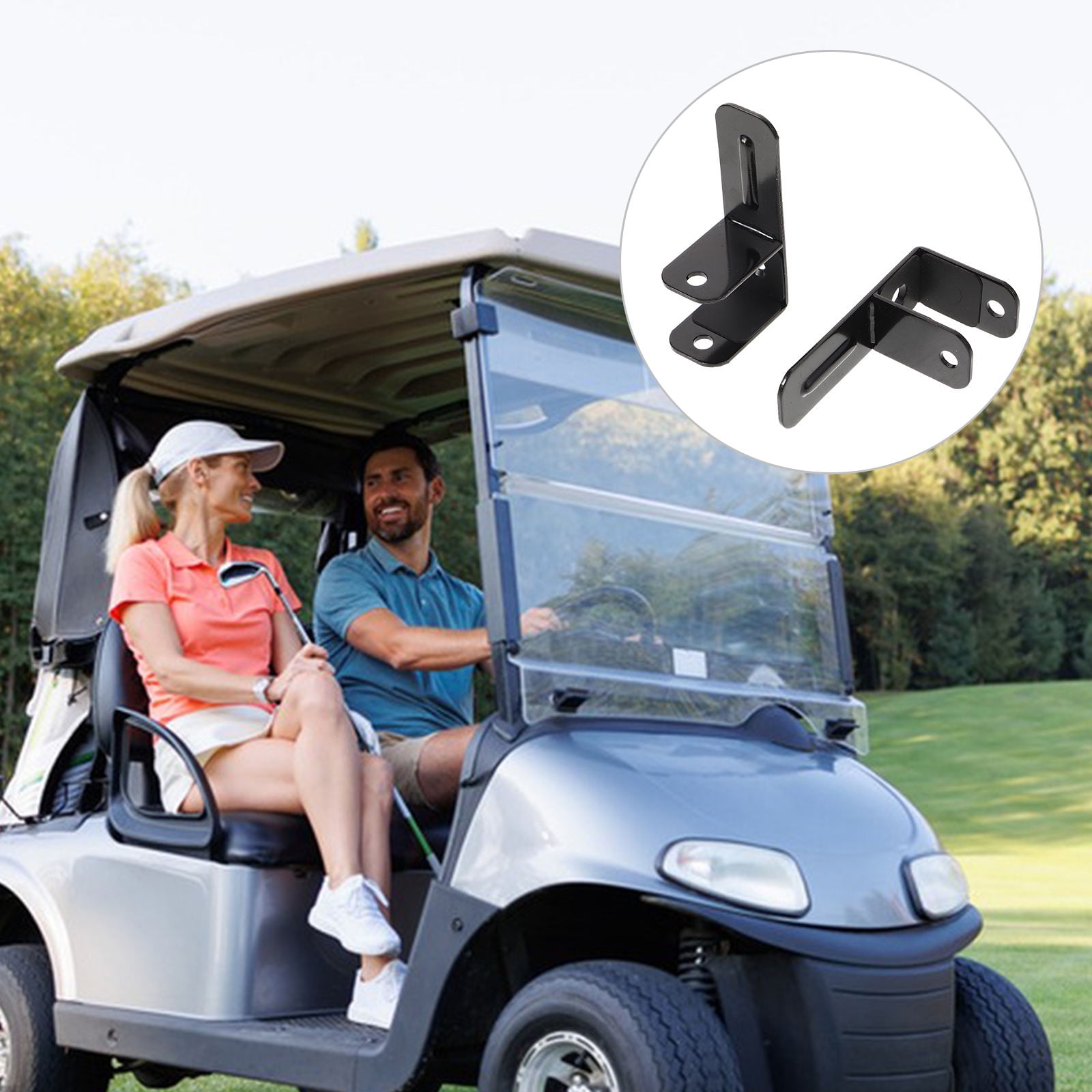 HEMOTON 1 Pair Golf Cart Armrest Support Golf Cart Armrest Installation ...