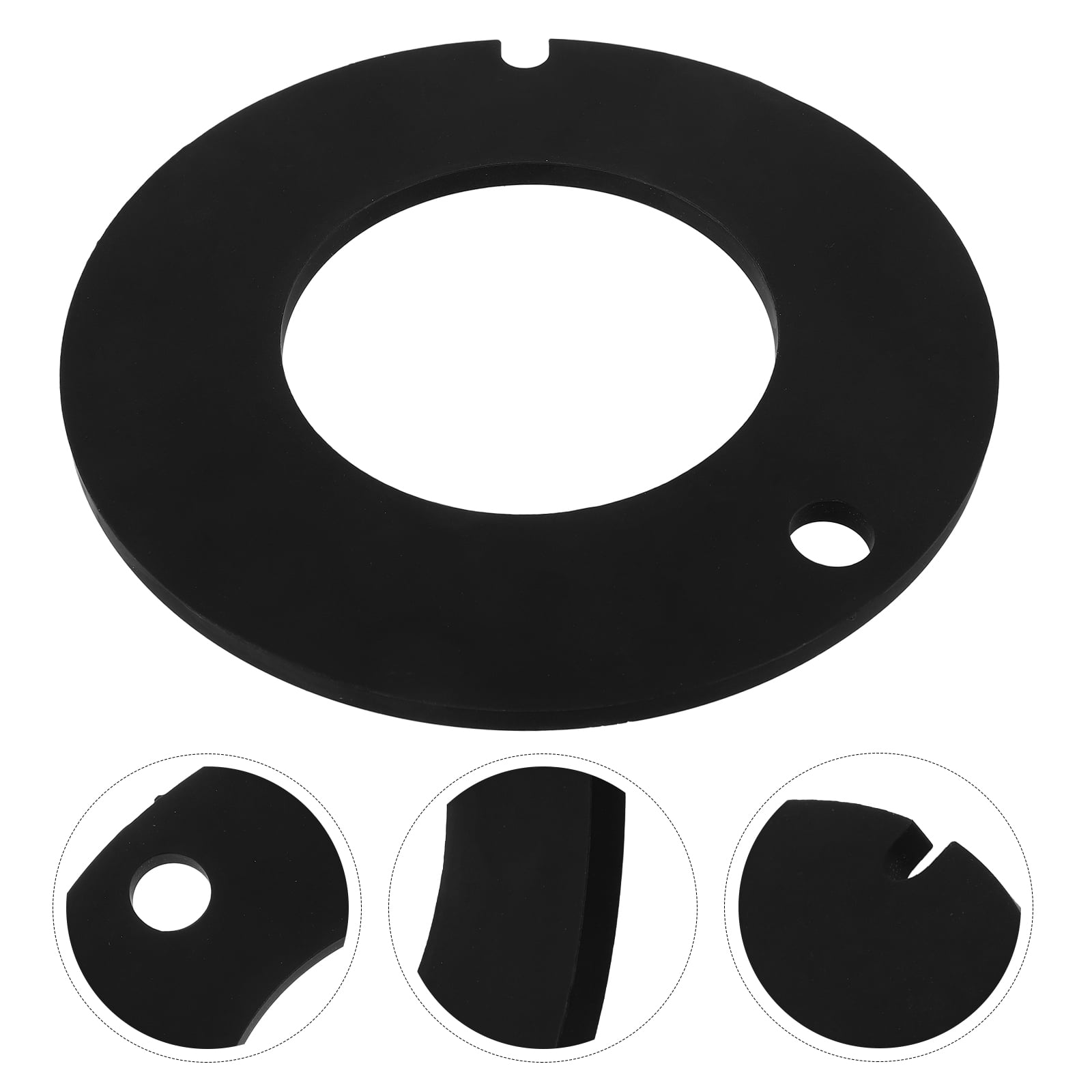 HEMOTON 1 Pair RV Toilet Rubber Ring Seal Rings Toilet Flush Sealing ...
