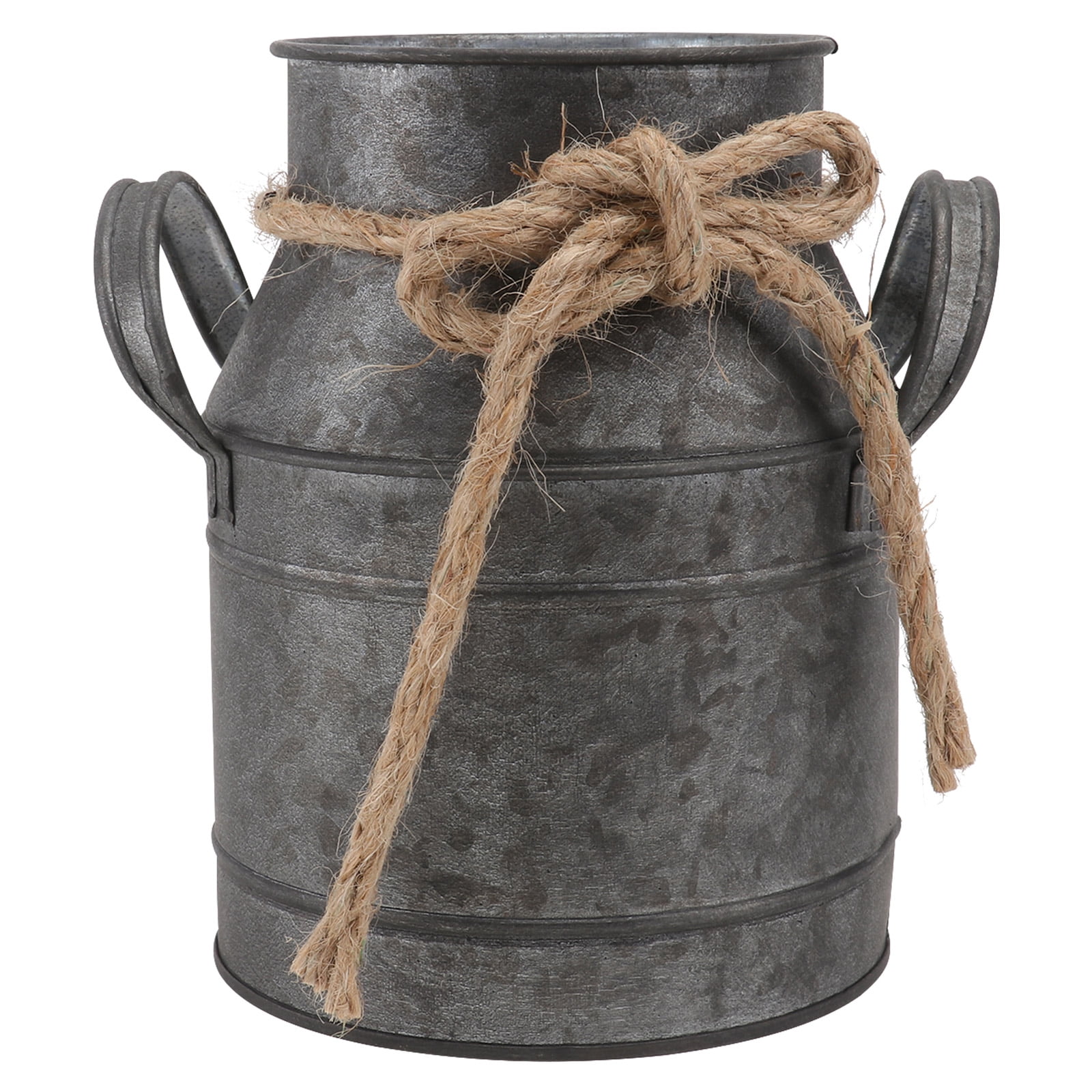 HEMOTON 1 Pc Flower Bucket Retro Iron Bucket Flower Pot Vase Decoration ...