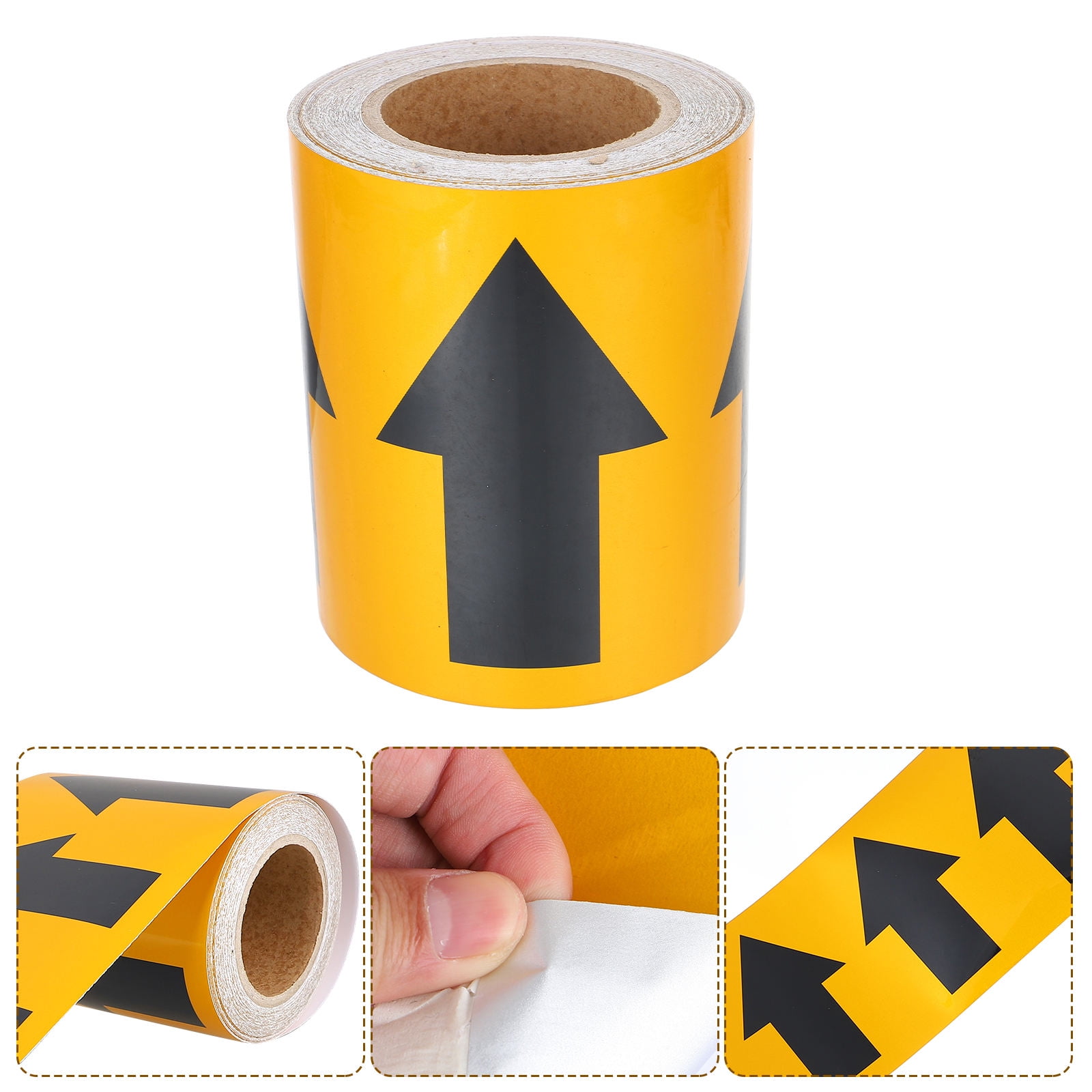 HEMOTON 1 Roll Arrow Indicating Decal Arrow Sign Marking Sticker ...