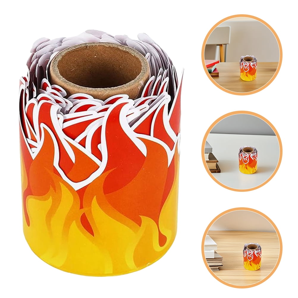RENACLIPY Flame Trim Border Sticker for Bulletin Board and Blackboard ...