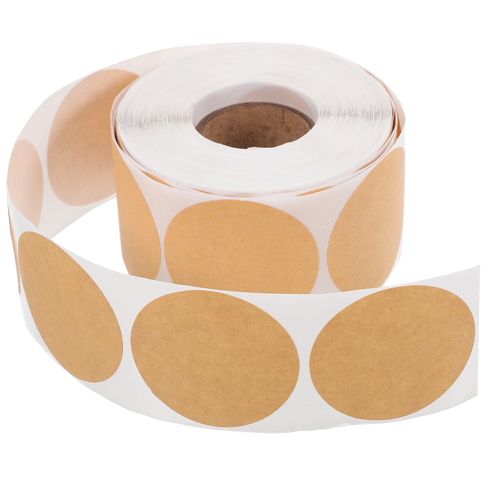 DEEPCRAFF Writable Kraft Paper Candle Jar Label Stickers Self Adhesive ...