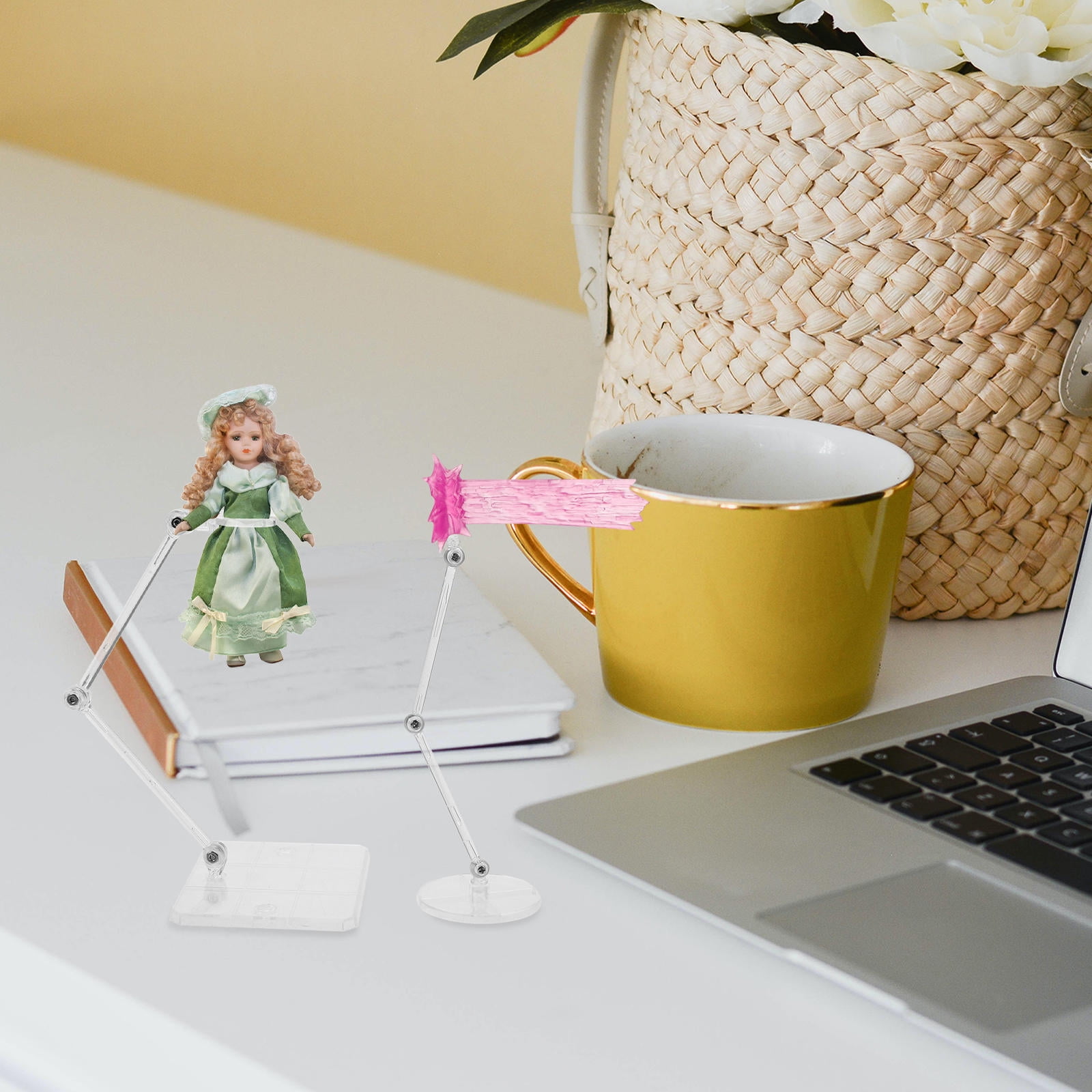 HEMOTON 1 Set Action Figure Display Stand With Effect Anime Model ...