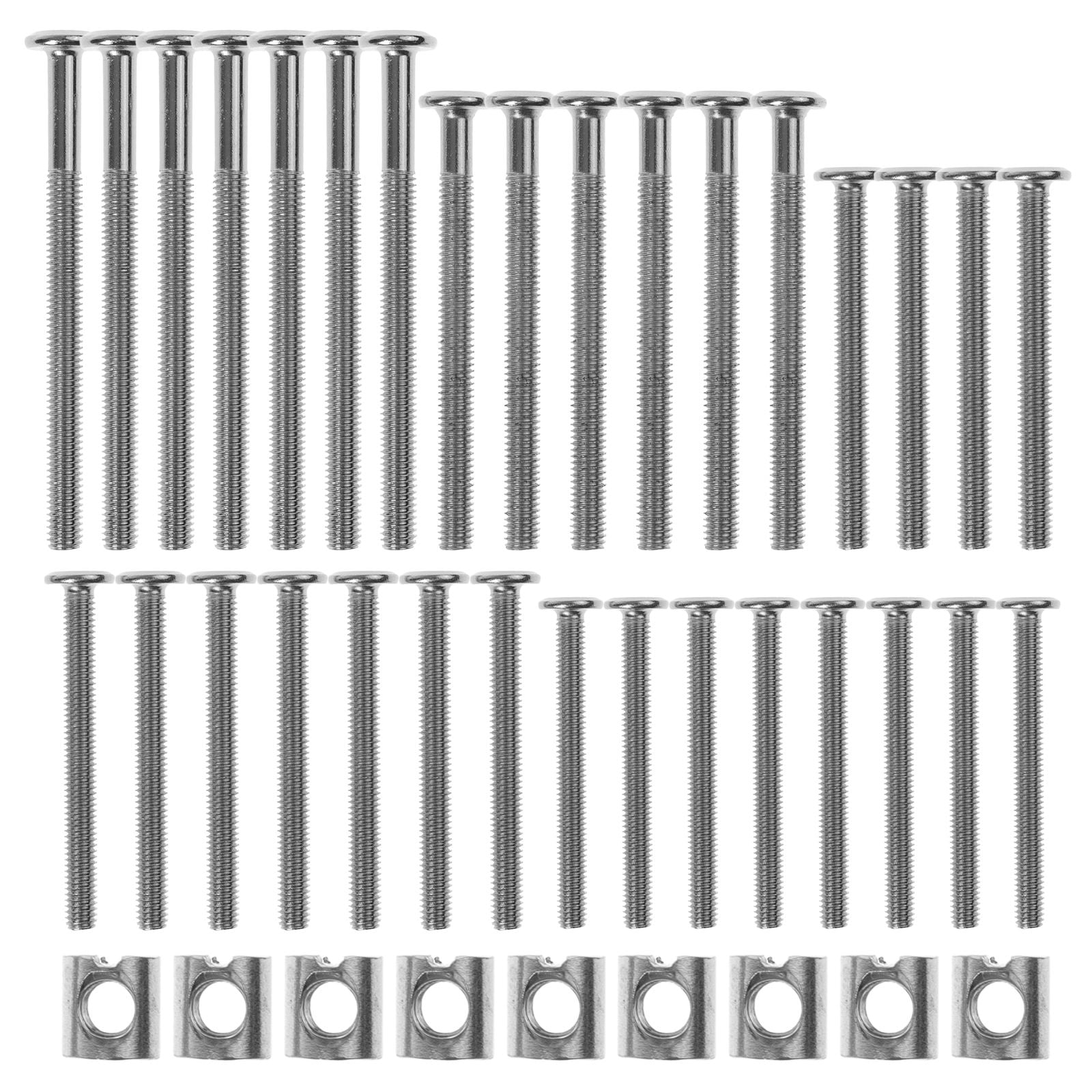 HEMOTON 1 Set Bolts Nuts Assortment Kit Crib Screws Replacement Crib ...