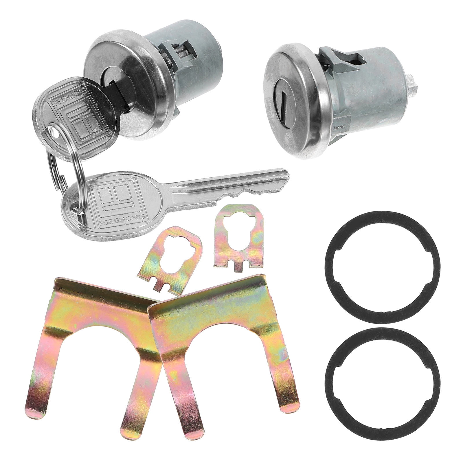 HEMOTON 1 Set Car Door Lock Cylinder Set Automotive Door Lock with Keys ...