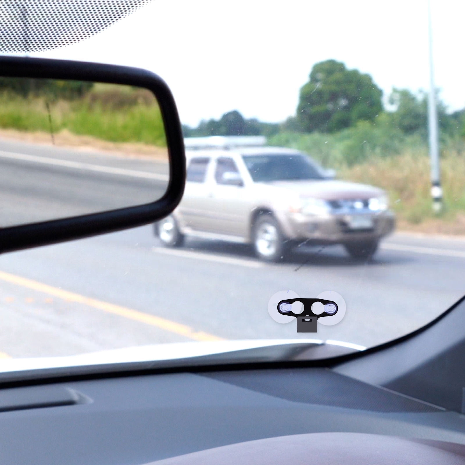 HEMOTON 1 Set Car Windshield Radar Mount Suction Cup Holder Plastic ...