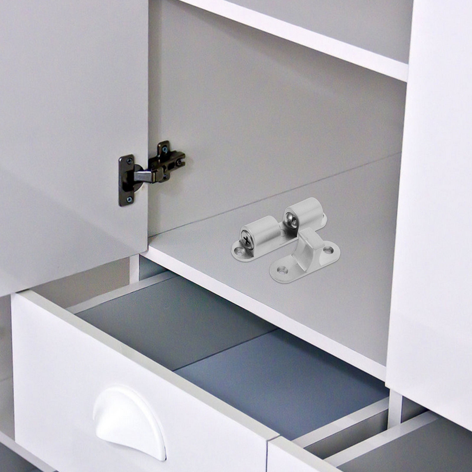 HEMOTON 1 Set Door Ball Catch Metal Door Ball Tension Latch Cabinet ...