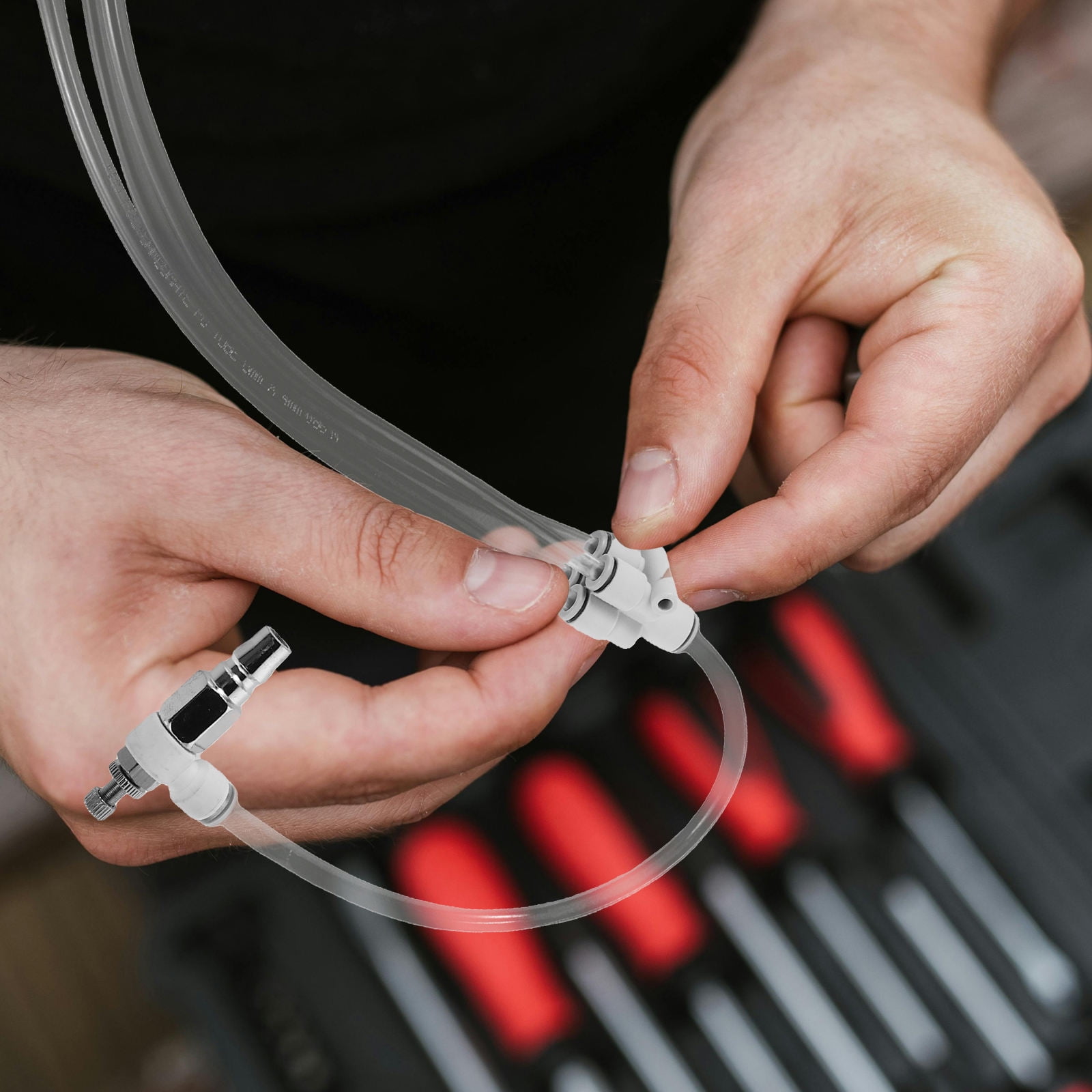 SOPOTUTU Car Air Conditioning Repair Tools Pneumatic Chamfering Tool ...