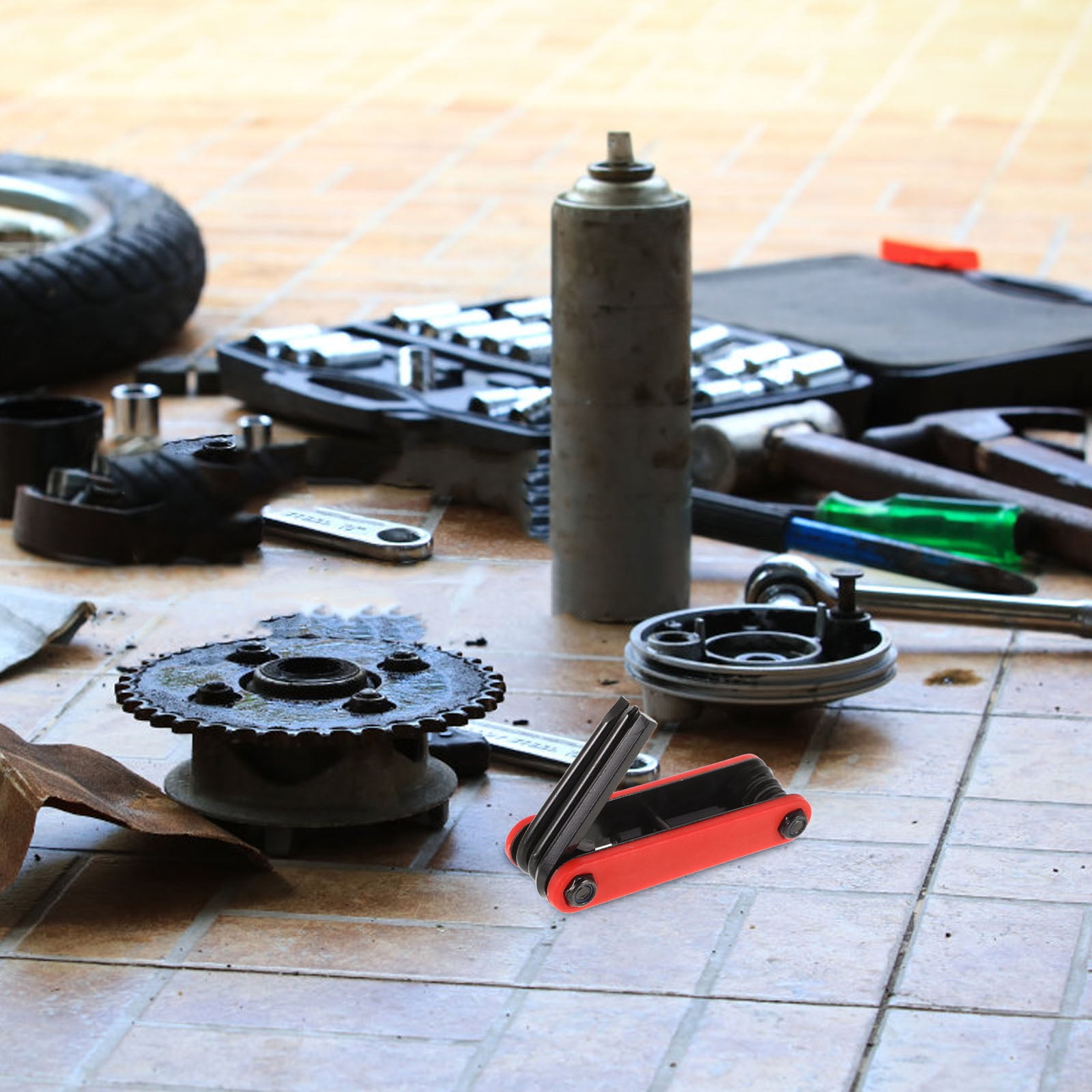 HEMOTON 1 Set Folding Wrench Set Portable Key Wrenches for Home Repair ...