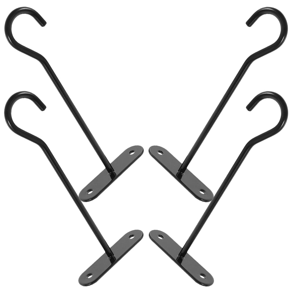 HEMOTON 1 Set Hanging Planter Hook Balcony Planter Hanger Metal ...