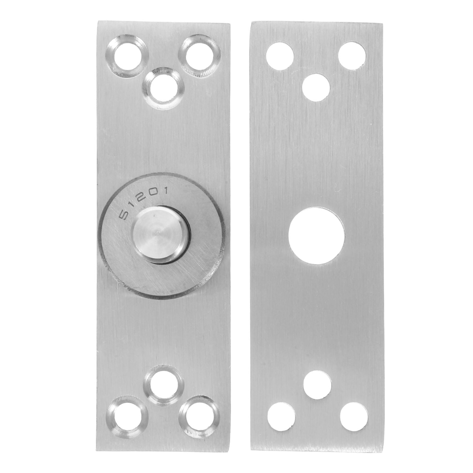 HEMOTON 1 Set Invisible 360 Degree Stainless Steel Pivot Door Hinge ...