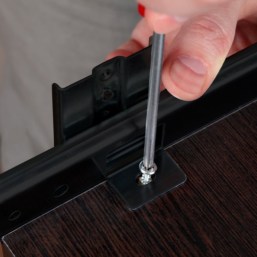 Hemoton 1 Set Keyboard Slide Keyboard Replacement Guide Rail Computer Table Drawer Slide