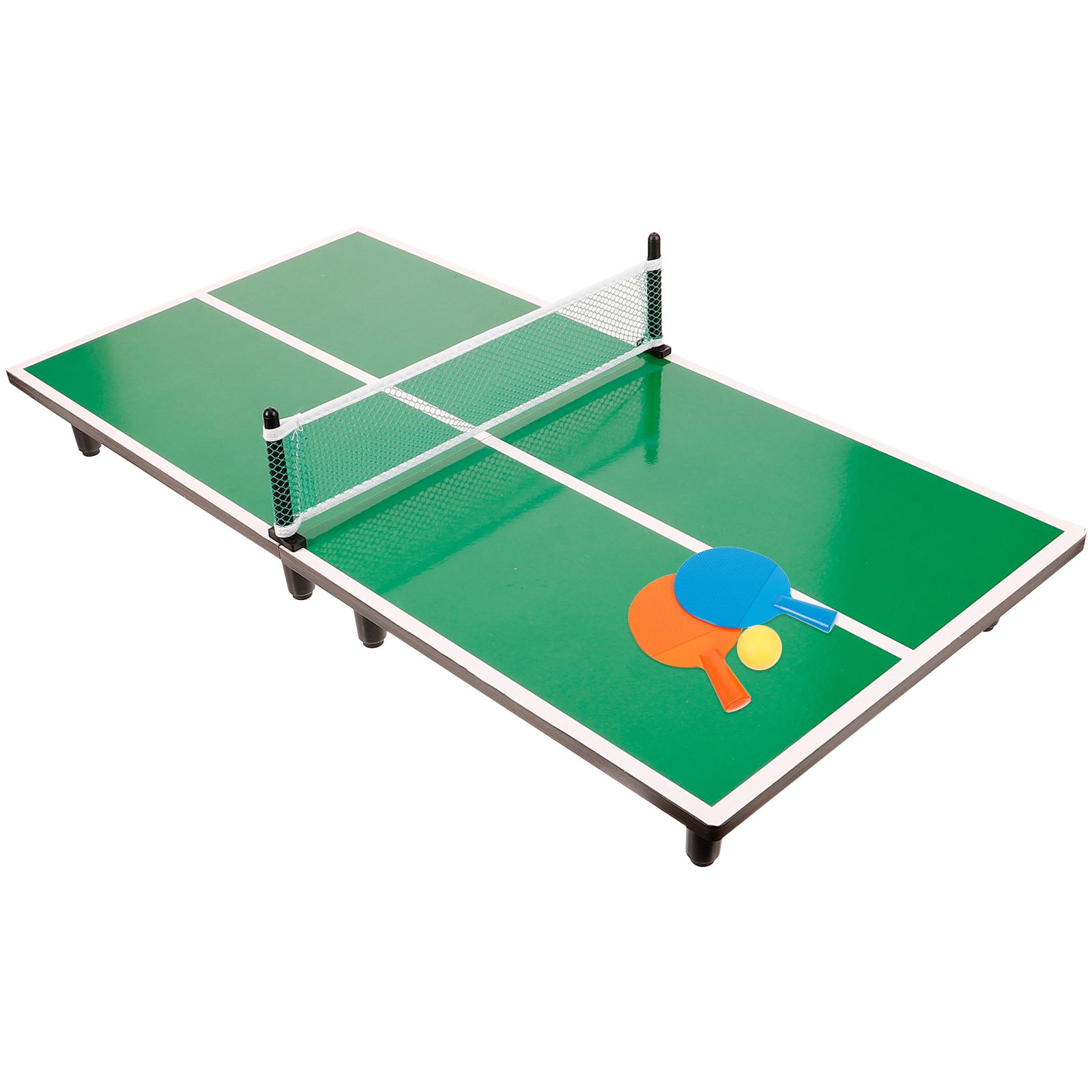 HEMOTON 1 Set Mini Portable Tabletop Table Tennis Pong Board Game Set ...