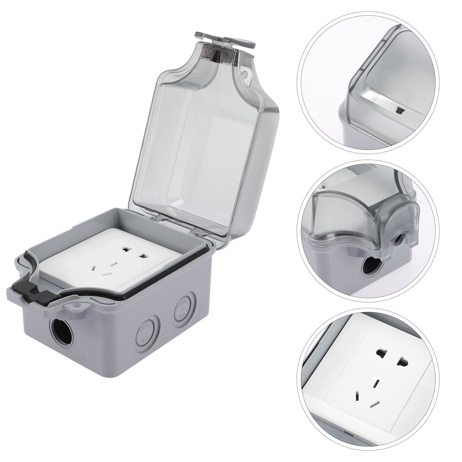 HEMOTON 1 Set Outdoor Socket Cover Weatherproof Electrical Sockets ...