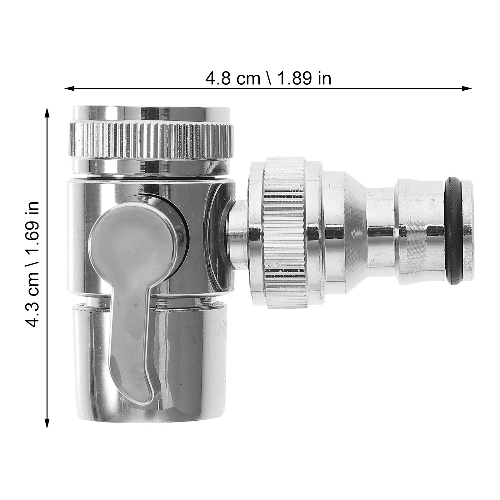 HEMOTON 1 Set Sink Faucet Splitter Diverter Valve for Kitchen Use ...