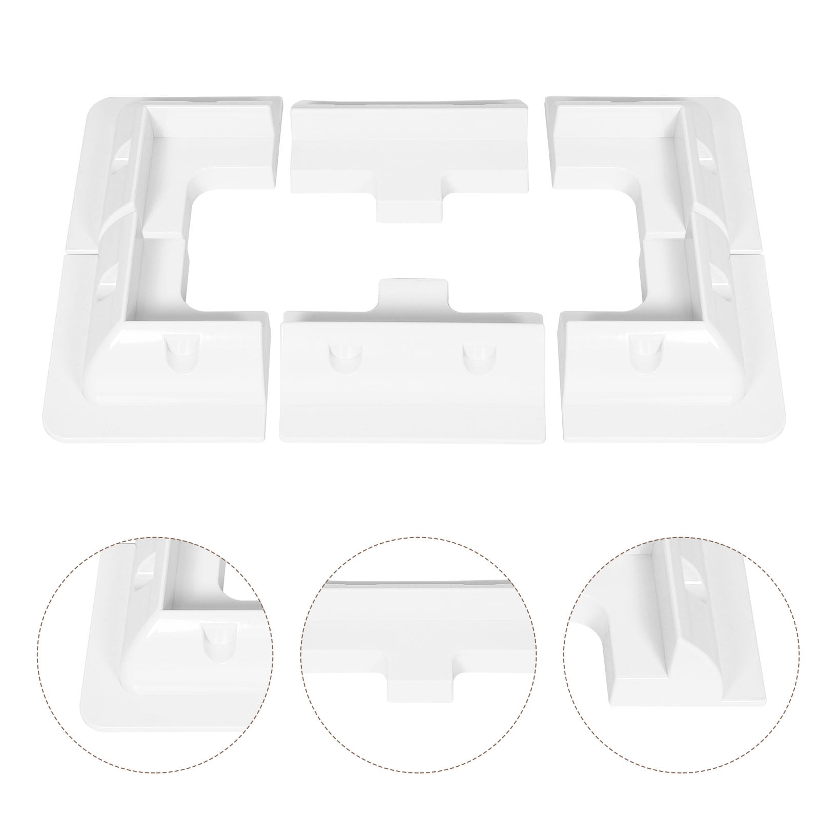 HEMOTON 1 Set Solar Panel Mounting Kit For Rv Roofs And Marine ...